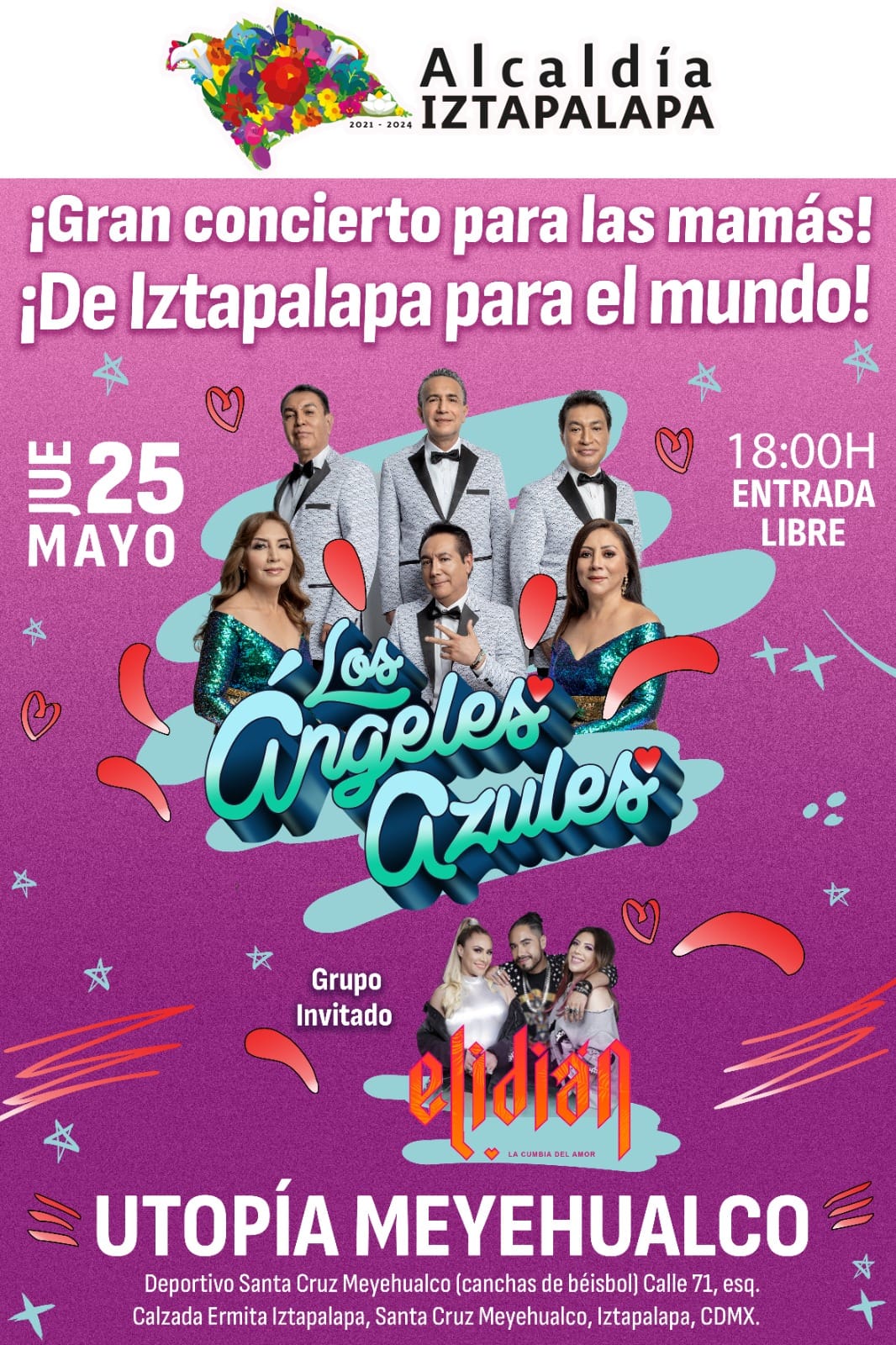 Ofrecerán Los Ángeles Azules Concierto Gratuito En Iztapalapa Grupo Radiofónico Y Medios 